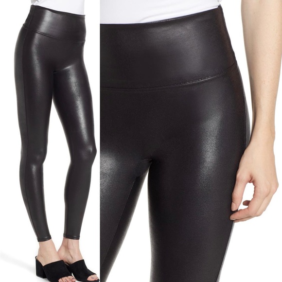 SPANX | Pants & Jumpsuits | New Spanx Faux Leather Leggings | Poshmark
